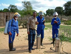 [South Africa] Insecticide sprayers and various homesteads in KZN being ...