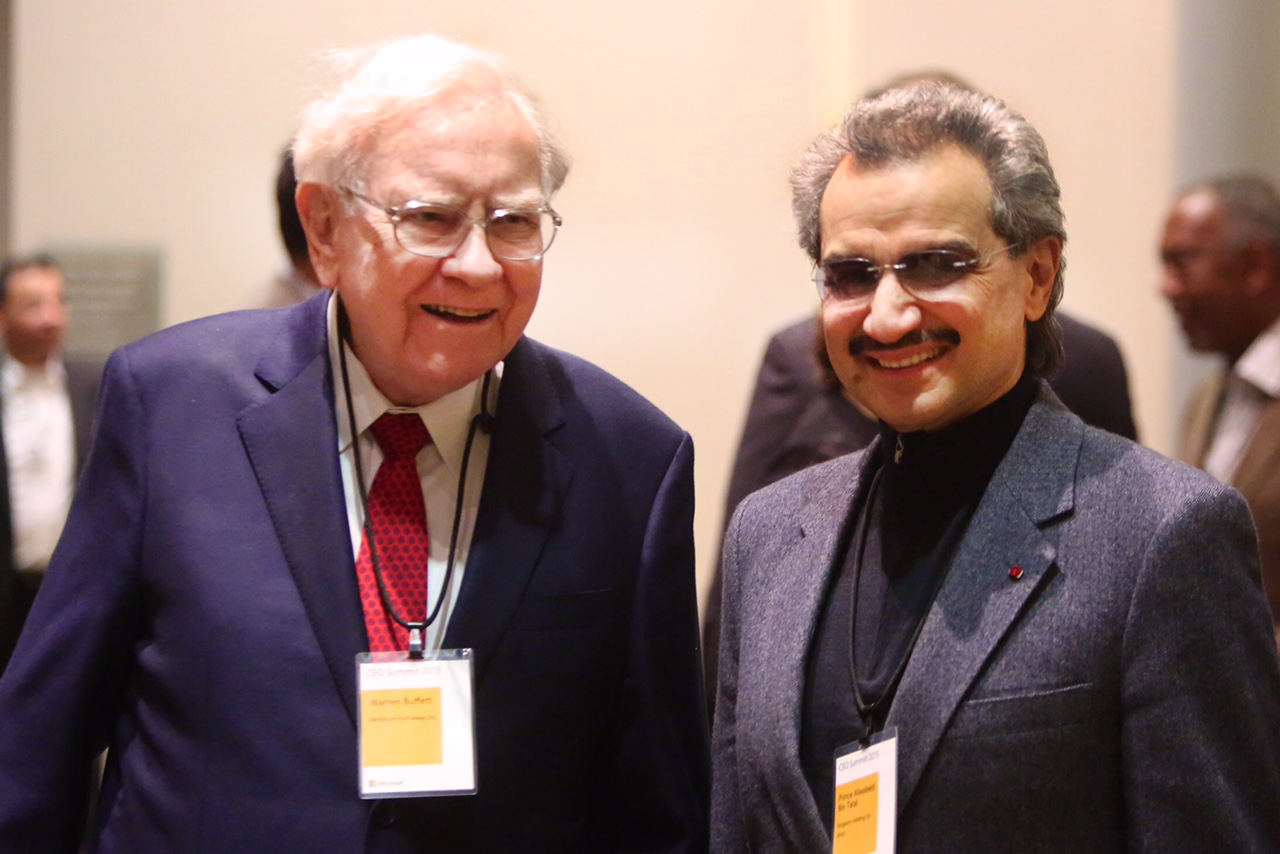 prince-alwaleed-meets-warren-buffett-at-the-19th-microsoft-ceo-summit ...