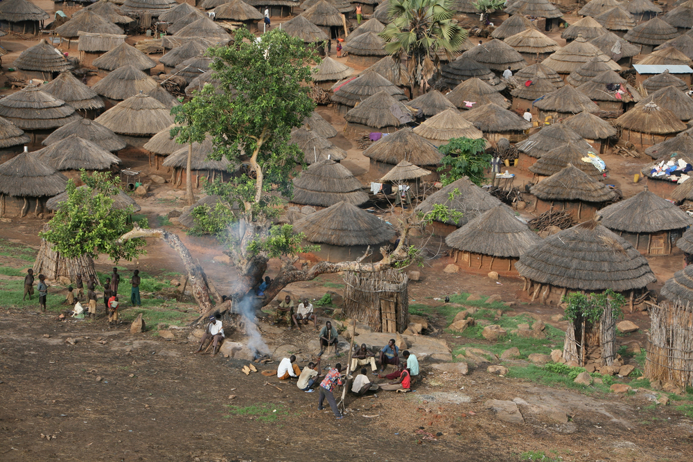 A view of Omiya-Anyima IDP camp, northern Uganda, 17 May 2007. Since ...