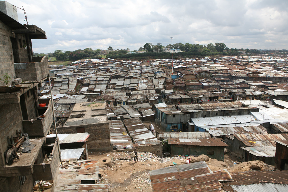 A view of Mathare slum in Nairobi, Kenya, October 2007. Mathare is the ...