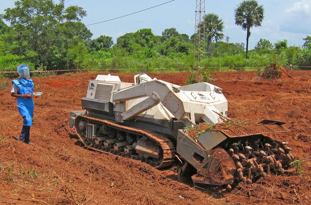 The New Humanitarian | Demining machine clears path for a better future